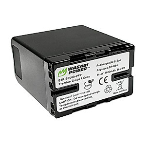 Wasabi Power Battery for Sony BP-U60 and Sony PMW-100, PMW-150, PMW-160, PMW-200, PMW-300, PMW-EX1, PMW-EX1R, PMW-EX3, PMW-EX160, PMW-EX260, PMW-EX280, PMW-F3, PXW-FS5, PXW-FS7