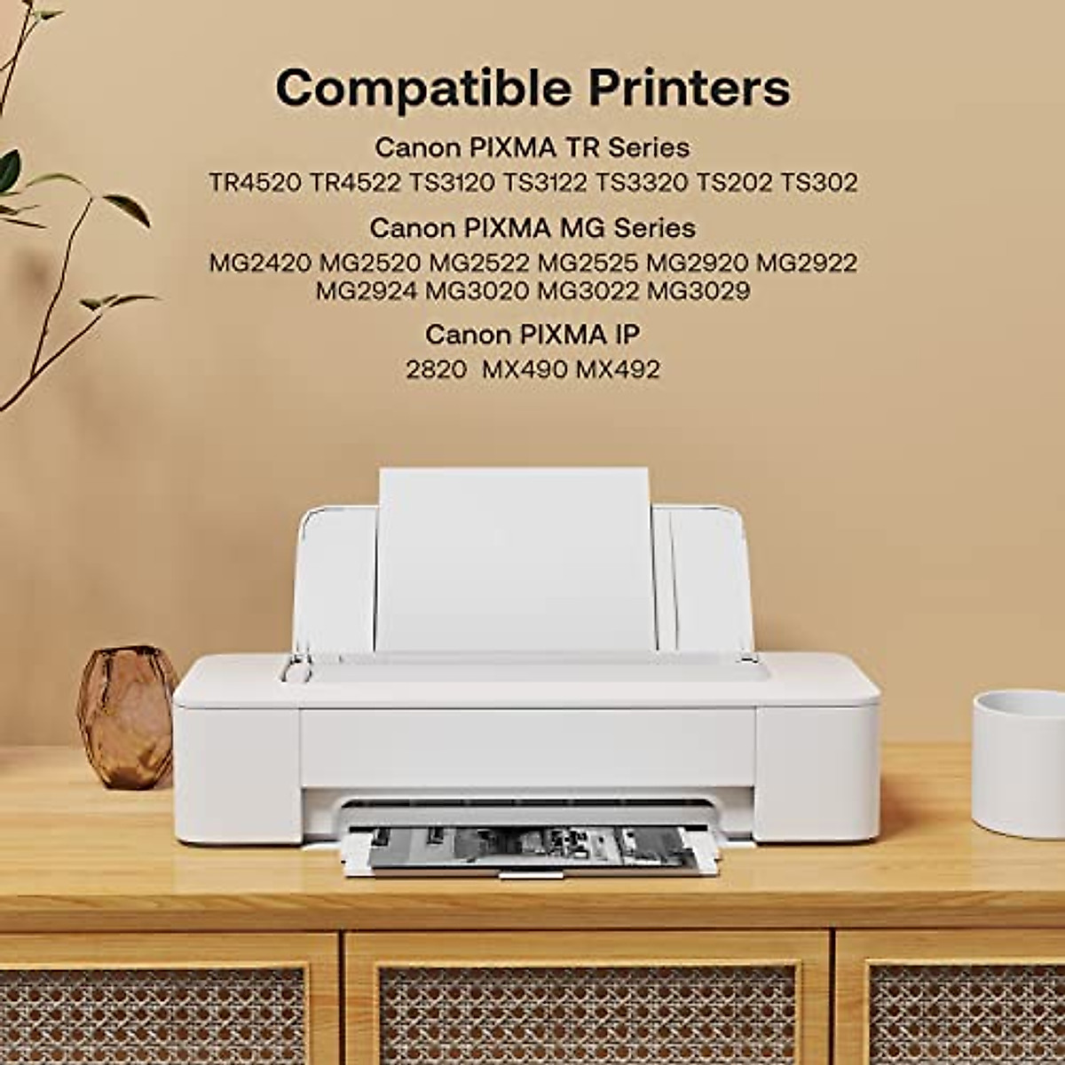 245XL Ink Cartridges for Canon PG-245 XL 2 Black Compatible for PIXMA MG2420 MG2520 MG2522 MG2525 MG2920 MG2922 MG2924 MG3020 MG3022 MG3029 TR4520 TR4522 TS3120 TS3122 TS3320 TS202 TS302 Printer