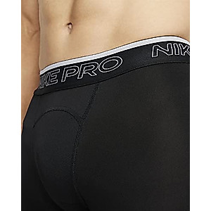 Nike Pro Dri-FIT Men's Shorts, Black/White, M