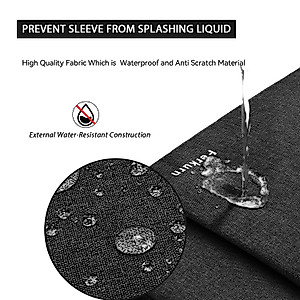 Ferkurn Laptop Bag Women Men Computer Bag Compatible with HP Envy Pavilion Omen/LG Gram/MSI/Dell Inspiron XPS/Lenovo/Acer, Shoulder Strap Carrying Briefcase Messenger Bag Case, Black, 14 Inch