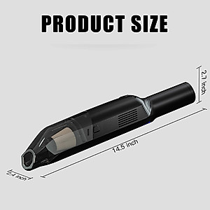 Covoi Cordless Handheld Car Vacuum Cleaner 8000PA High Power Strong Suction Rechargeable Washable Handheld Vacuum Cleaners for Home/Car/Office/Pet Hair/Carpet Cleaning