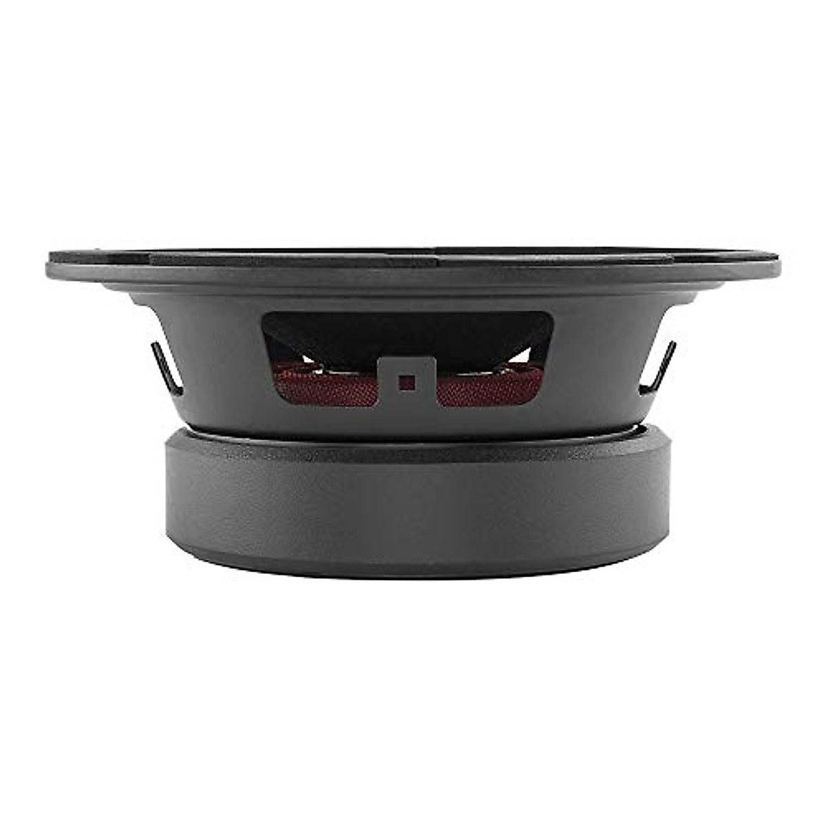 DS18 PRO-GM6.4B Loudspeaker - 6.5", Midrange, Red Aluminum Bullet, 480W Max, 4 Ohms,1.5" Kapton VC Premium Quality Audio Door Speakers for Car or Truck Stereo Sound System (1 Speaker)