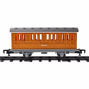 Lionel Battery-Operated Mattel Thomas & Friends Toy Train Set with Locomotive, Train Cars, Track & Remote with Authentic Train Sounds, & Moving Eyes for Kids 4+