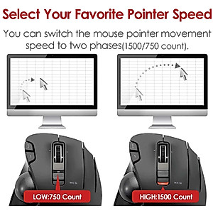 ELECOM Japanese Layout Wired Keyboard with Built-in Trackball & Scroll Wheel, Pointing and Scrolling Feature, Precise Control, for Gaming, Ergonomic Comfort, Windows Mac (TK-TB01UMBK)