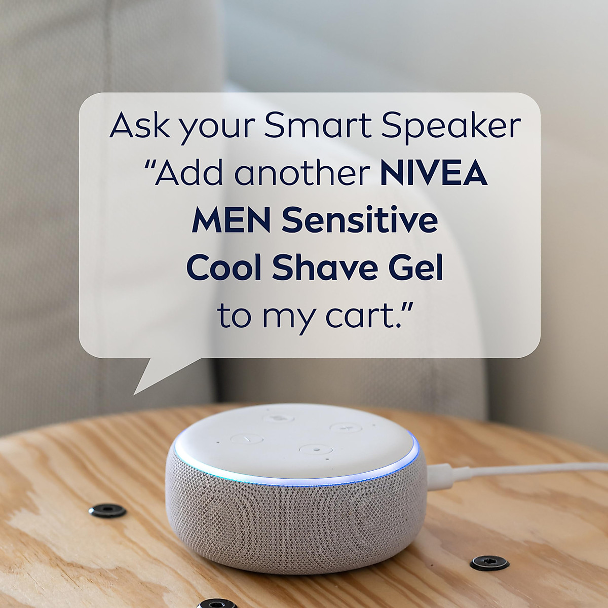 NIVEA MEN Sensitive Cooling Shave Gel with Chamomile and Seaweed Extracts, 3 Pack of 7 Oz Cans