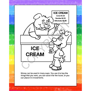 ZOCO - Be Smart with Your Savings - Educational Coloring & Activity Books (25 Bulk Pack, Without Crayons) - Teach Kids About Money - Bank Supplies - Gifts for Kids