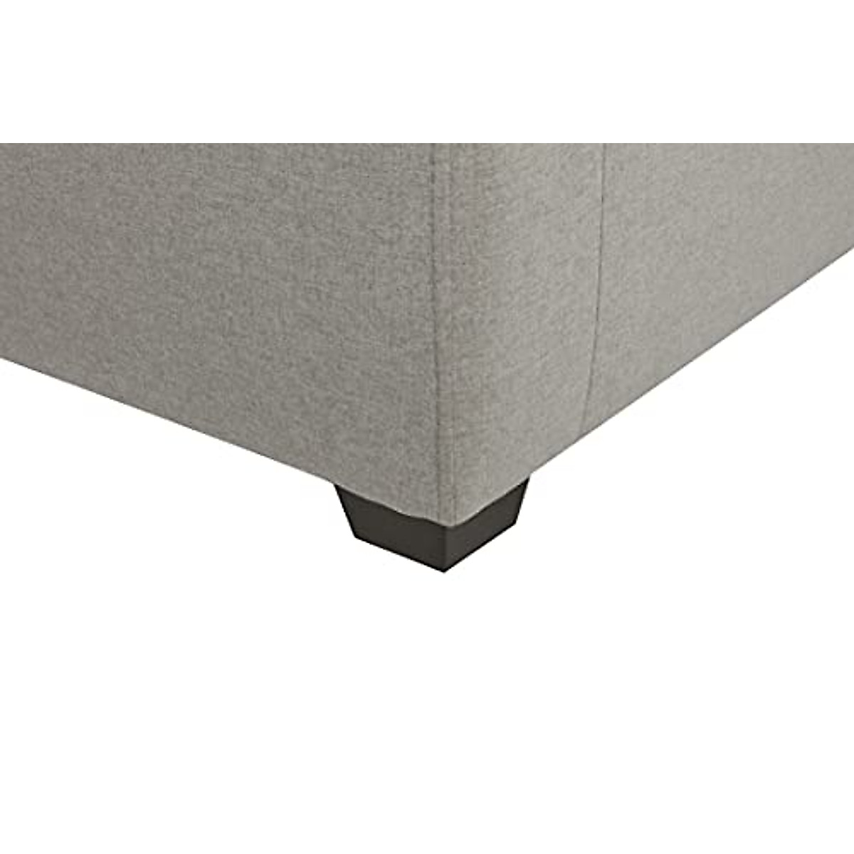 Amazon Brand – Stone & Beam Balkan Contemporary Rolled-Arm Sofa Couch, 91"W, Light Grey