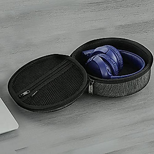 Kingshion Hard Headphone Case Compatible with Skullcandy Crusher Evo, Crusher ANC, Crusher 360, Hesh3 Wireless, Travel Carrying Bag for Venue Wireless ANC (Dark Grey)
