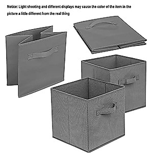 jingewell 2 Pack Drawer Organisers Storage Boxes Cubes Wardrobe Foldable Drawer Dividers with Handles for Clothes Closet Shelves Organiser Bras Socks Underwear Ties Scarve Toys books for Home/Office