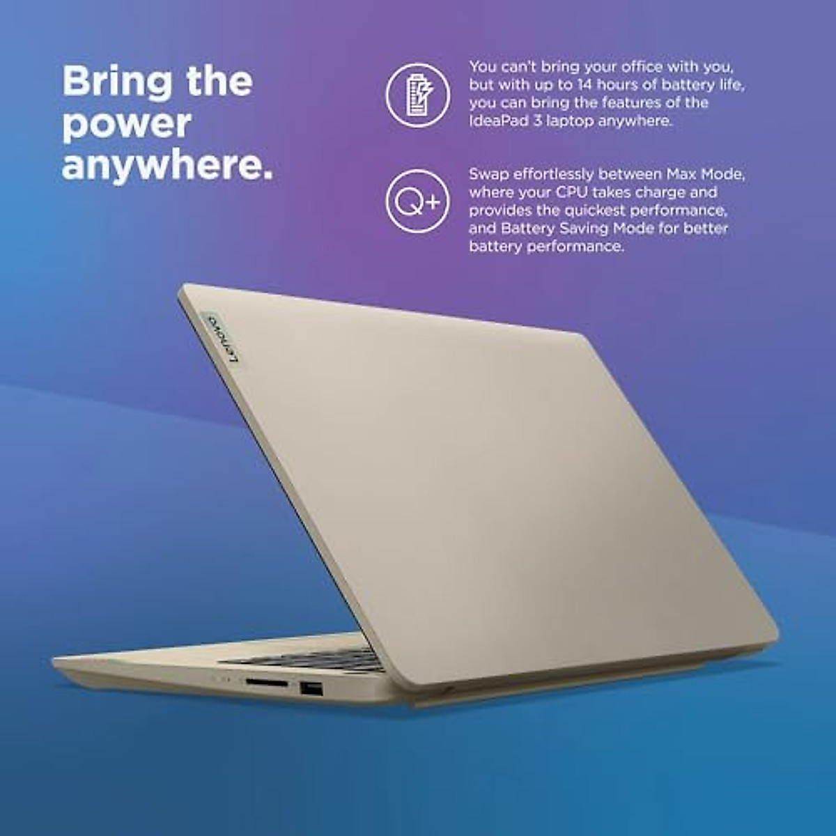 Lenovo 2023 IdeaPad Laptop 14" FHD 1920 x 1080 LED-Backlit AMD Ryzen 7 5700U 8-Core 8GB DDR4 512GB SSD Wi-Fi 6 Windows 11 Home Bluetooth 5.1 Backlit Keyboard 720p HD Camera, Fingerprint