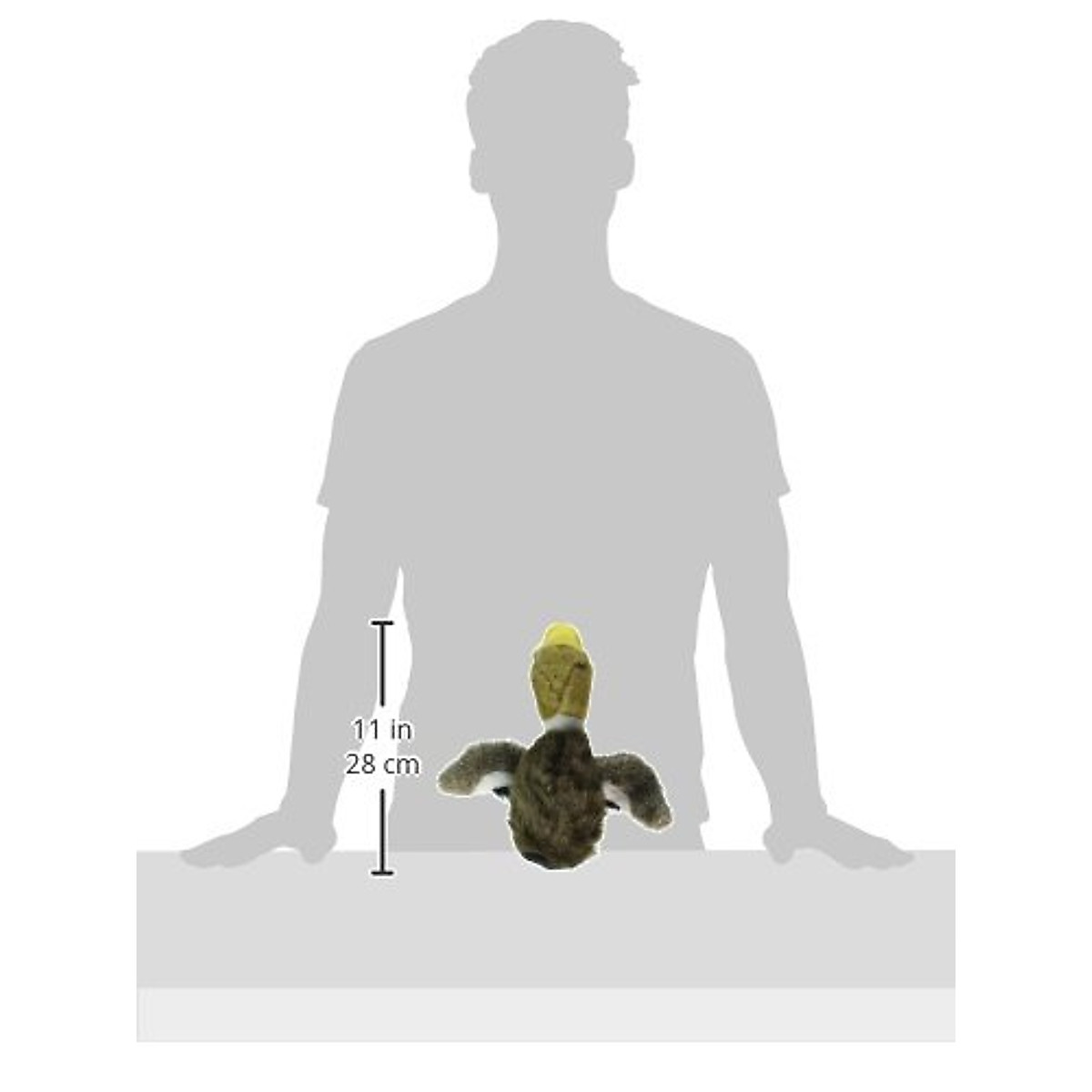 Hyper Pet Wildlife Mallard Duck Dog Toy, Large