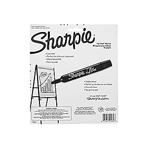 SHARPIE 22480Pp Flip Chart Marker, Bullet Point, 8/Pk, Assorted