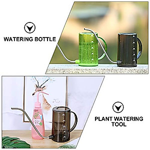 Cabilock Watering Can Flower Watering Pot Watering Jug Plant Watering Tool Plant Potted Kettle Plastic Water Pitcher Watering Pot with Long Spout Steel Pipe Stainless Steel Watering Bottle