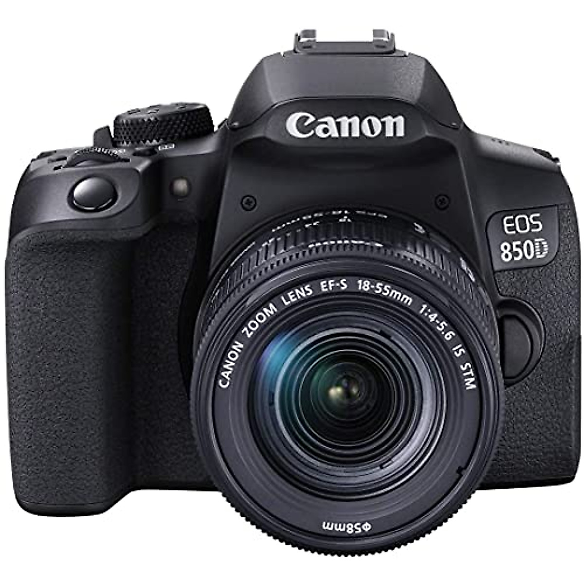 Canon EOS 850D (Rebel T8i) DSLR Camera with 18-55mm is STM Zoom Lens & 75-300mm III Lens Bundle + 64GB Memory, Case, Tripod, Filters and More