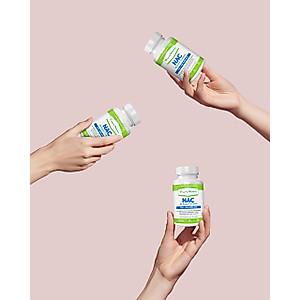 Power By Naturals NAC Supplement N-Acetyl Cysteine – NAC 1000mg Serving Per 2 Capsules - Antioxidant Amino Acids Supplement for Liver Lung Support & Glutathione Boost - Pure NAC Supplement, 90Ct.