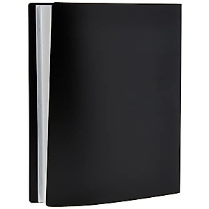 Tiger 300933 40 A4 Pocket Presentation Display Book - Black