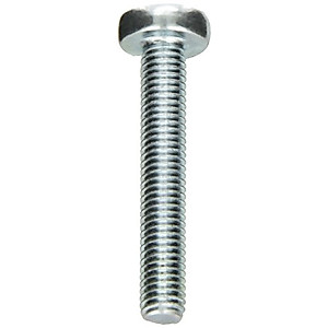 Small Parts Steel Machine Screw, Zinc Plated Finish, Pan Head, Phillips Drive, Meets DIN 7985, 80mm Length, Fully Threaded, M5-0.8 Metric Coarse Threads (Pack of 5)
