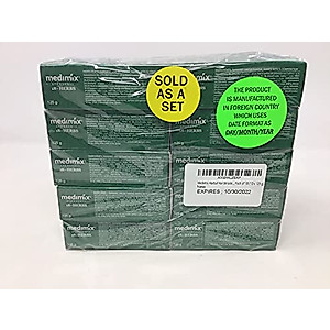 Medimix Herbal Handmade Ayurvedic Classic 18 Herb Soap for Healthy and Clear Skin Pack of 10 (10 x 125 g)