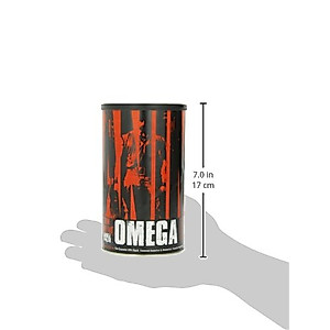 Animal Omega-Omega 3 6 Supplement-Fish Oil,Flaxseed Oil,Salmon Oil,Cod Liver,Herring, and more-10 Sources of Omegas and EFAs -Full dose of EPA,DHA,CLA+Absorption Complex-Pack of 30(Packaging may vary)