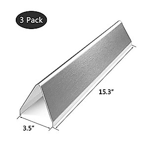 Hisencn 7635 Flavorizer Bars, 69785 Grill Burner, 7642 Igniter for Weber Spirit I & II 200, Spirit E210, Spirit S210, Spirit E220, Spirit S220 for Weber Flavor Bars and 304 Stainless Steel Burner