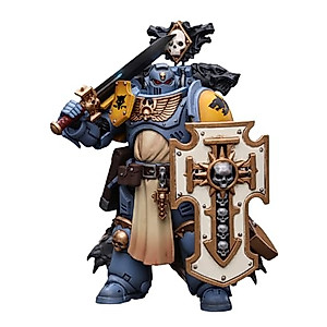 HiPlay JoyToy Warhammer 40K Collectible Figure: Primaris Space Marines Space Wolves Bladeguard Veteran 1:18 Scale Action Figures JT2795 (Space Wolves JT2795)