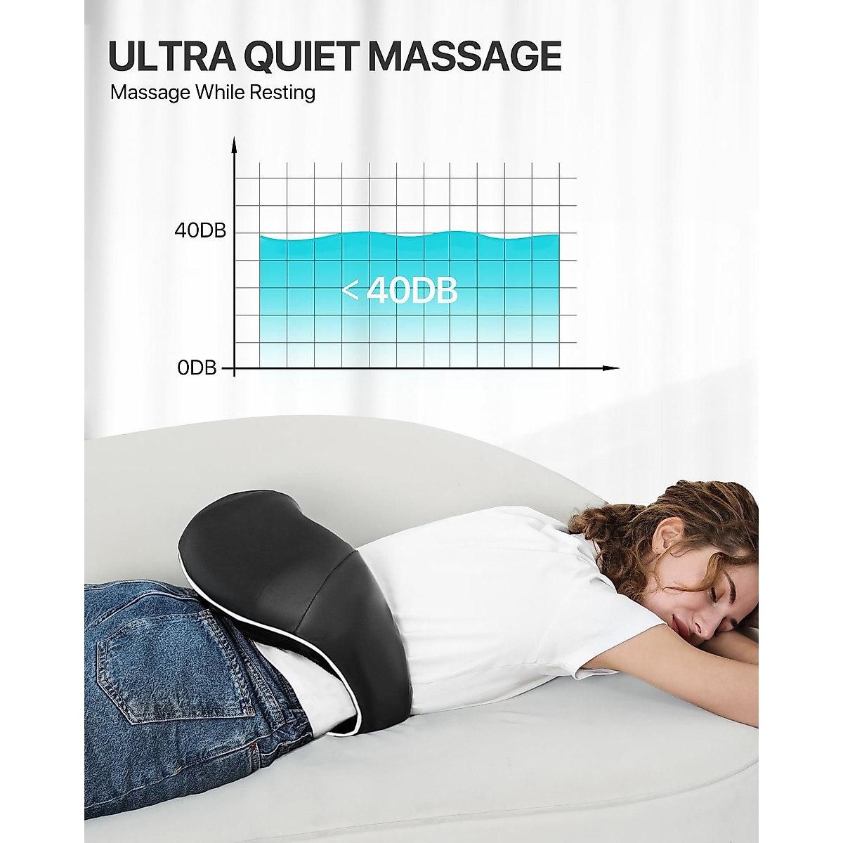 ALLJOY Shiatsu Back and Neck Massager with Heat, Electric Deep Tissue 3D Kneading Massage Pillow for Shoulder, Legs, Foot and Body, Relax Gifts for Women Men Mom Dad