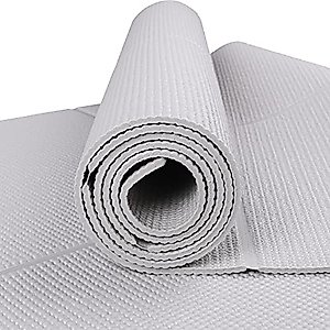 BUTJIJV Waterproof Shelf Liner for Under Sink, ( 5mm Thick, 24×82 Inch ), Slip-Resistant Kitchen Cabinet Protection Mats, Non-Adhesive PVC Foam Wire Shelf Liner, Grey Tool Drawer Liner