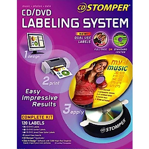 Avery 98107 CD-Stomper Applicator with Software and Labels
