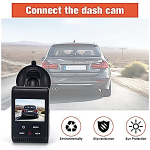 ChengFu Dash Cam Mount, Dash Cam Suction Mount, Dash Cam Mount Holder, Compatible with VIOFO A119 V3
