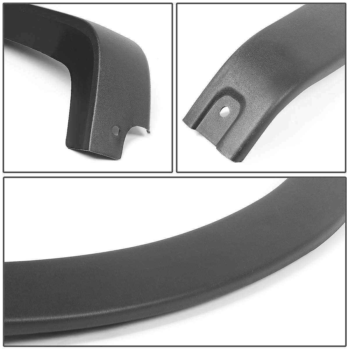 DNA Motoring IF-10019-MBK 4 Pcs OE Factory Style Wheel Fender Flares Compatible with 04-08 F-150 5'5" 6'5" 8' Style Side Bed / 06-08 Mark LT 5'5", 6'5" Beds