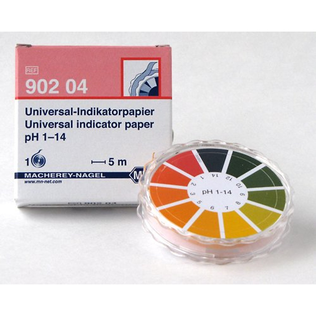 Macherey-Nagel, 90204, Universal pH 1-14 Dispenser, Roll of 5 Meter Length