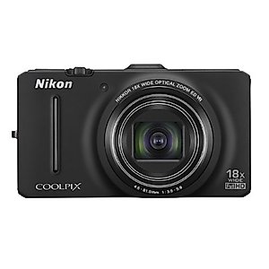 Nikon Coolpix S9300 16.0 MP Digital Camera - Black (Discontinued by Manufacturer)
