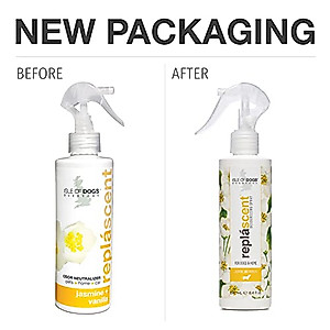 Isle of Dogs Replascents Odor Neutralizing Spray, Jasmine & Vanilla, 8 Ounce (733-8)