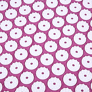 GLOGLOW Gymnasium Exercise Mats, Acupressure Mat Pillow Set Massage Yoga Pad Mat with Carry Bag()