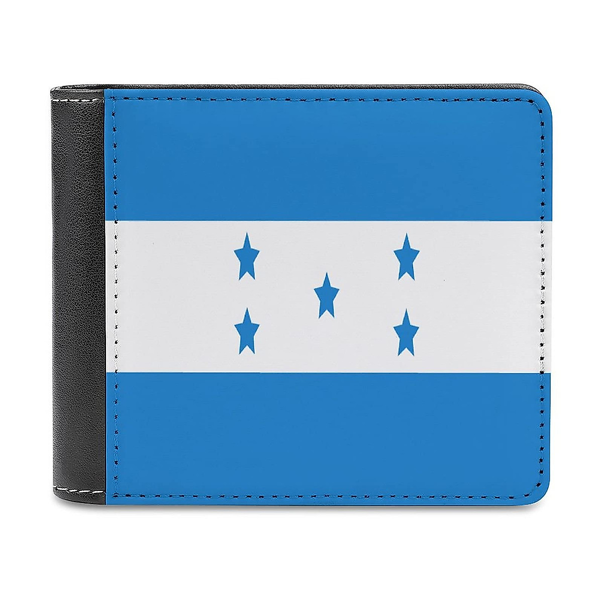 Buonota Honduras Flag 2023 new men's short bi-fold wallet