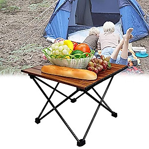 DOUBAO Portable Ultralight Small Mini Camping Folding Table with Aluminum Alloy for Camp Fishing Travel and Hiking