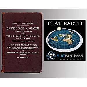 Flat Earth Map - Gleason's New Standard Map Of The World - Medium 18" x 24" Poster Includes FREE eBook and Flat Earth Bumper Sticker