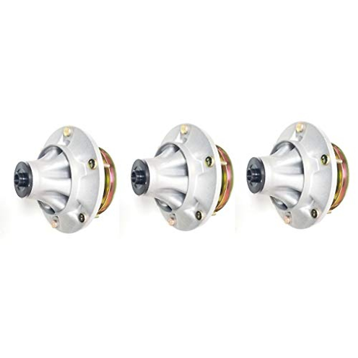 LAWN & GARDEN AMC 3 Spindle Assembles Compatible with John Deere Spindles TCA13807, TCA25832, TCU39485, AM141457, AM124339