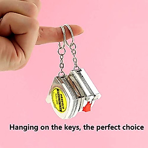 20 Pieces Mini Tape Measures Keychains,Small Tape Measures Retractable, Pocket Tape Measures,Measuring Tapes Retractable, 3 Feet