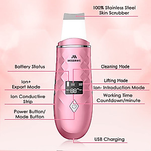 Skin Scrubber,Blackhead Remover Pore Cleaner Skin Scrubber