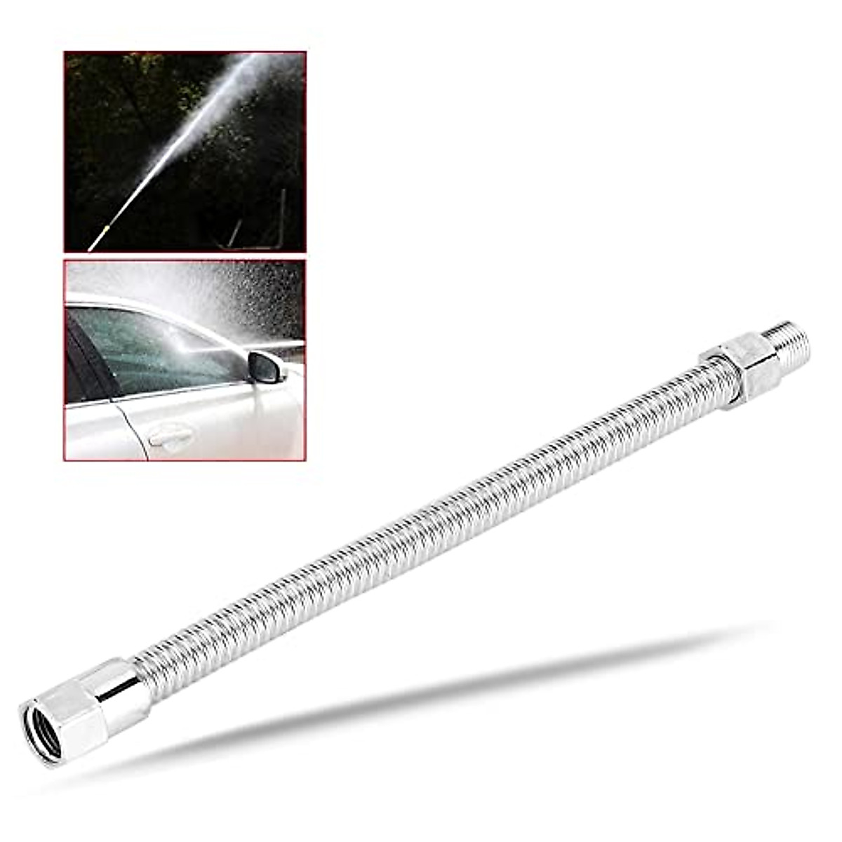 High Pressure Washer Wand Powerful Hose Nozzle Extendable Washer Spray Nozzle Cleaning Tool for Home Yard Garden Car(3#)