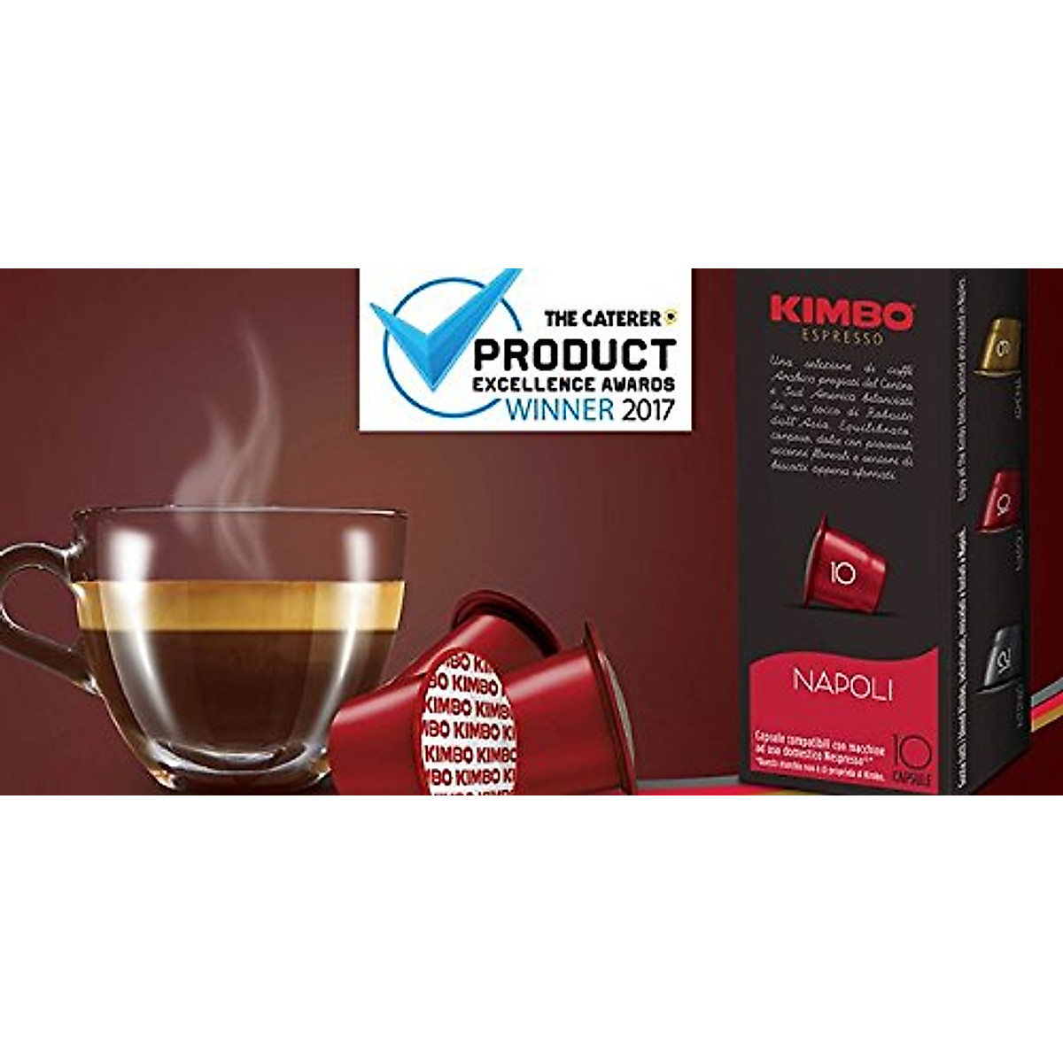 Kimbo Napoli Capsules - Nespresso Compatible | 10 capsules