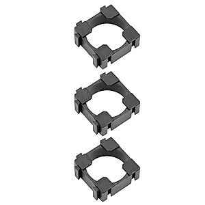 Walfront 100PCS Li ion Battery Holder Stand Cylindrical Battery Pack Bracket Battery Holder/Organizer - 18.4mm / 0.7in Hole Diameter