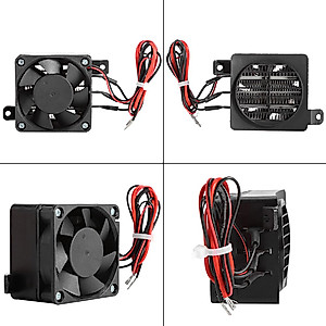 Constant Temperature PTC Electric Fan Heater for Car Small Space Heating Incubator(12V 150W)