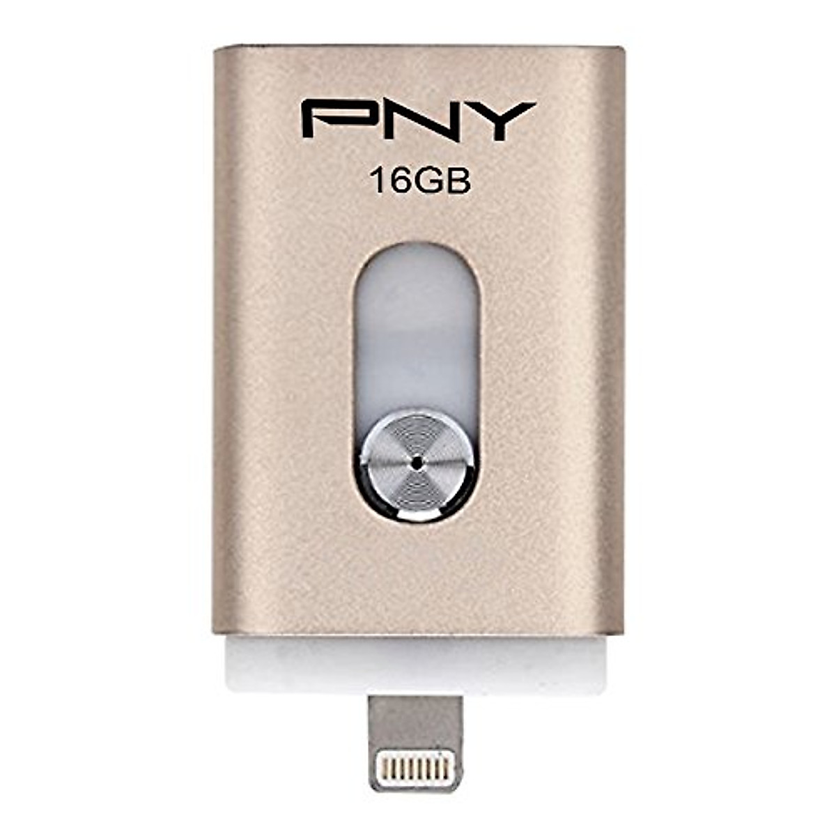 PNY Duo-Link On-The-Go 16GB USB Flash Drive for iPad (P-FDI16GOTGA-GE)