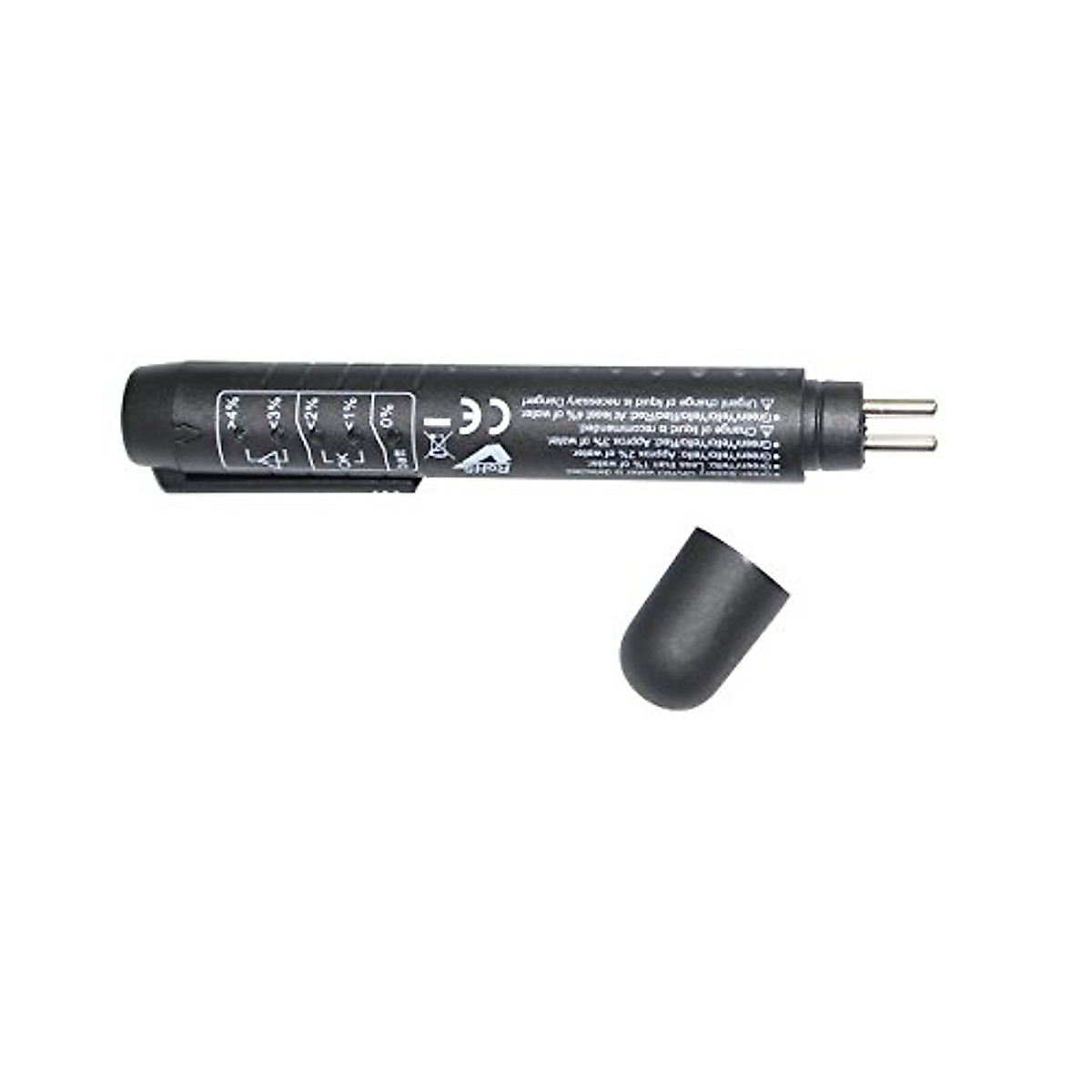 ITEQ Brake Fluid Liquid Tester Pen with 5 LED Indicators, Calibrated For DOT3 DOT4 Brake Fluid