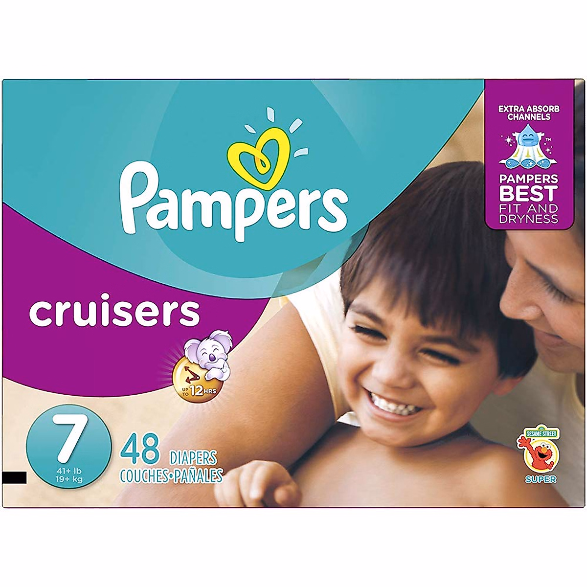 Pampers Size 7 Cruisers Diapers, 48 Count