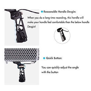 Micolive Microphone Windshield Blimp Windscreen Style Protect Cage and Shock Mount Suspension System Compatible with Rode NTG1 NTG2 NTG3 NTG4 AT875R Line MKE 600 Series Shotgun Microphones etc