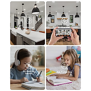 8 Pack E12 LED Ceiling Fan Light Bulbs 120V 60W Eqv., Daylight 5000K, A15 Candebalra Light Bulbs Small Base, Bright LED Bulb Round, Not Dimmable