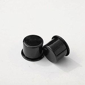 Alvivi 20/25Pcs Candle Holders Mini Tealights Aluminum Candle Stick Tealight Holders Candle Inserts for Stick Candles Christmas Home Decoration Black A One Size